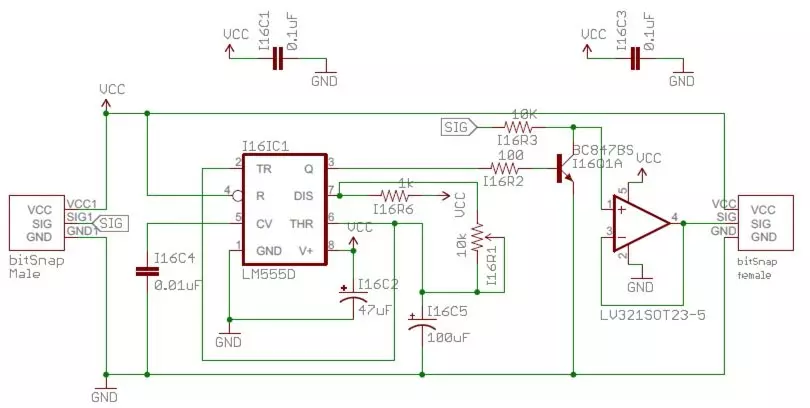 Ndërtoni një numërues binar 4-bit me matricë LED 5x7 10048_3