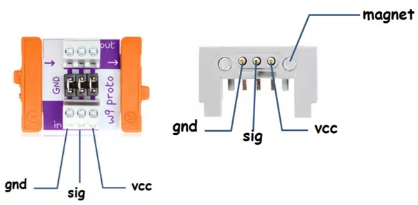 Byg en 4-bit binær tæller med 5x7 LED-matrix 10048_7