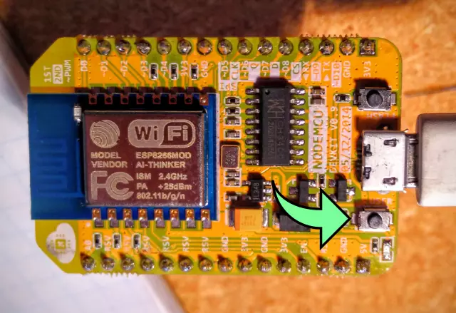 Comment créer un serveur TCP interactif avec NodeMCU sur l'ESP8266 10363_1