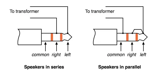 ketma-ket parallel ravishda transformatorlar dinamiklari