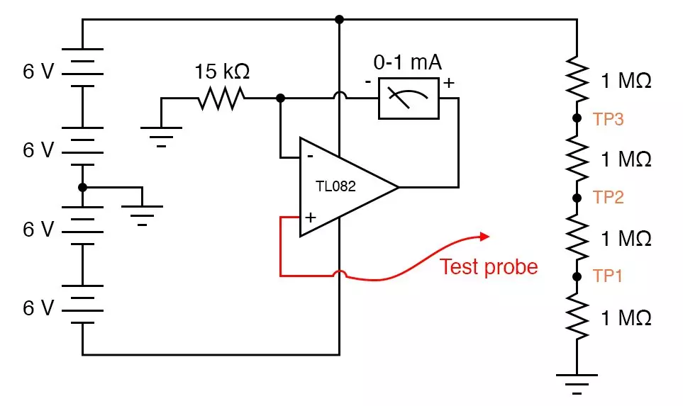 I-Voltmeter ene-impedance ephezulu 12414_1