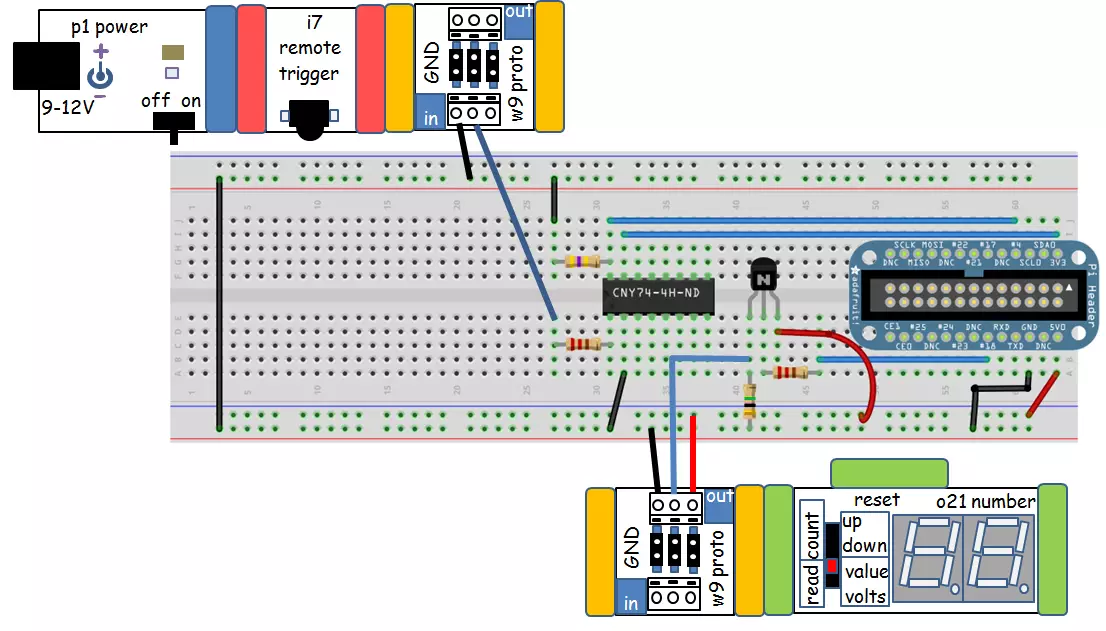 การสร้างตัวควบคุม Raspberry Pi: ตัวนับเหตุการณ์ระยะไกล IR 12586_9