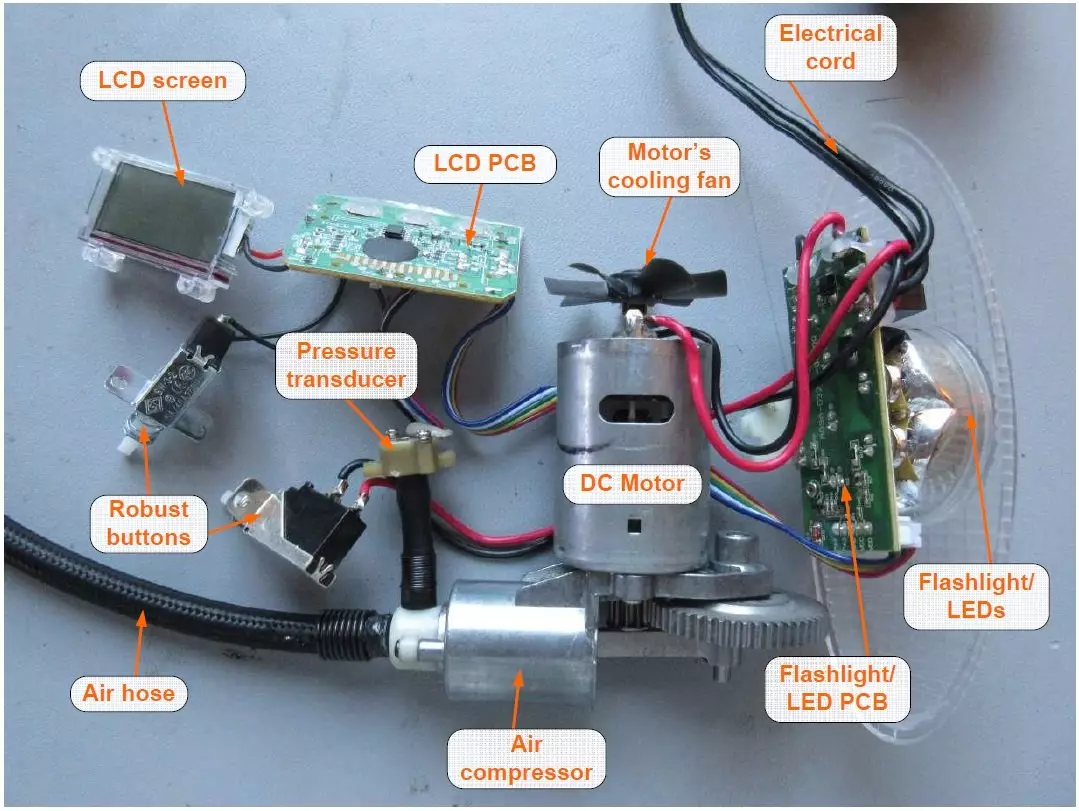 Teardown Talata: Mini Air Compressor na Suaoki 1298_5