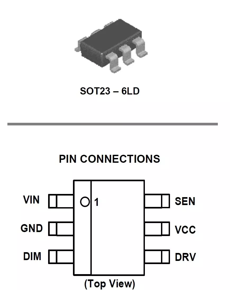 Breed ingangsspanningsbereik in een klein 6-pins pakket: ON Semi's nieuwe LED-dimmer 1368_1