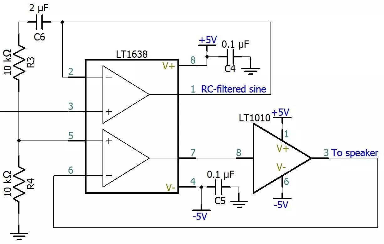 Bộ tổng hợp âm thanh EFM8: Điều khiển loa 14300_9