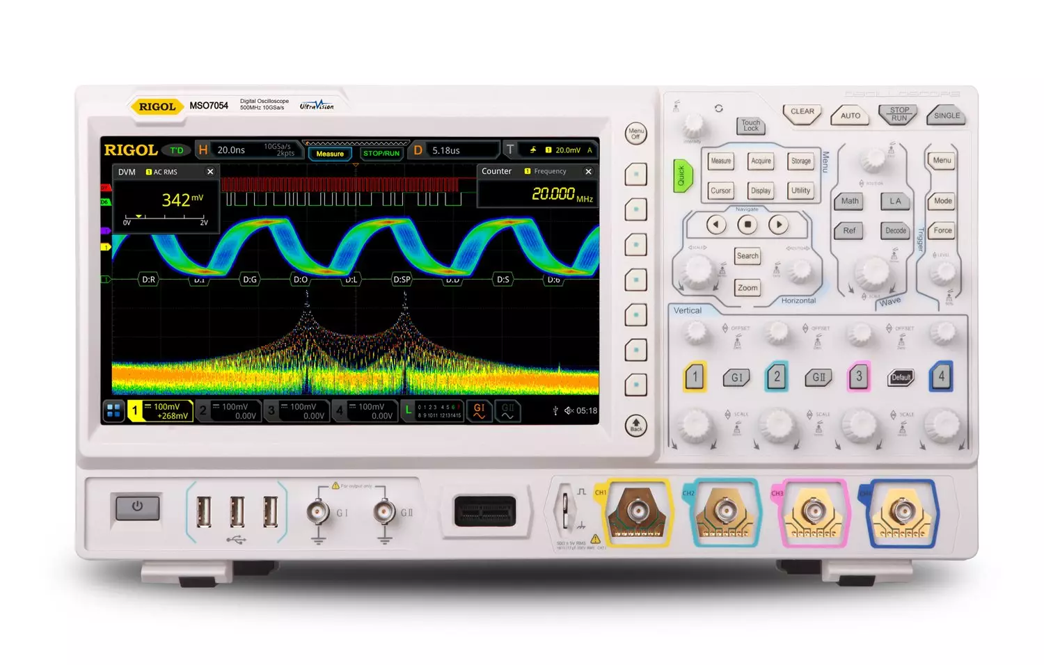 သတင်းအကျဉ်းချုပ်- RIGOL သည် Oscilloscope Line နှင့် Spectrum Analyzer အသစ်ကို ထုတ်ပြန်ခဲ့သည်။ 1561_1