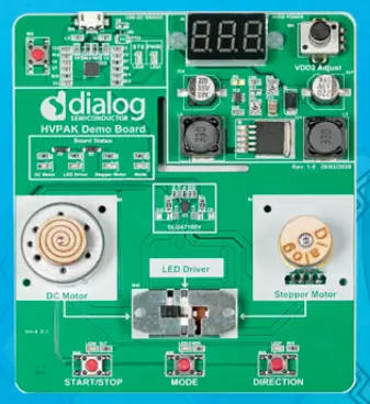 Tauler de demostració HVPAK amb SLG47105.