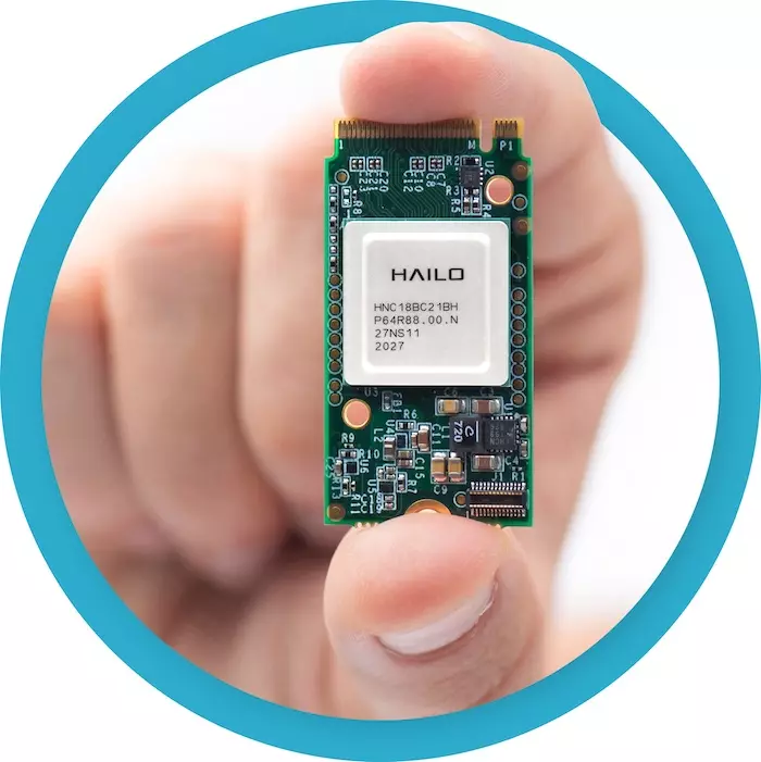 Hailo-8™ M.2 AI acceleration modul.