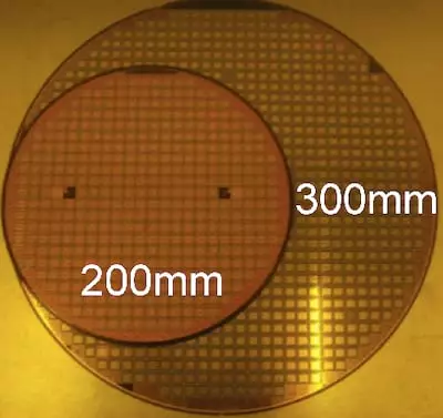 200mm ແລະ 300mm wafers