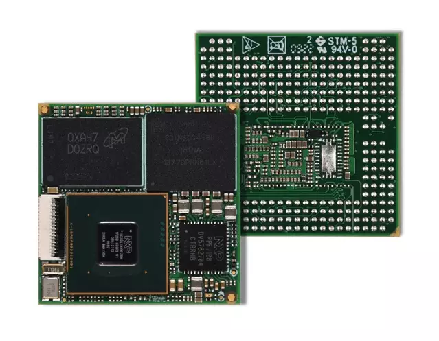 IW-RainboW-G46M OSMA ke sesebelisoa sa 30 mm x 30 mm se nang le likhokahano tse ka bang 332, 2.3 TOPS, le processor ea neural network e inehetseng. E loketse hantle lapeng le bohlale, toropo e bohlale, le lits'ebetso tsa IoT tsa indasteri. Setšoantšo se amoheloa ke iWave Systems