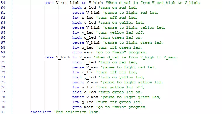 Ukubhala PICAXE BASIC Code - iCandelo 4 3816_6