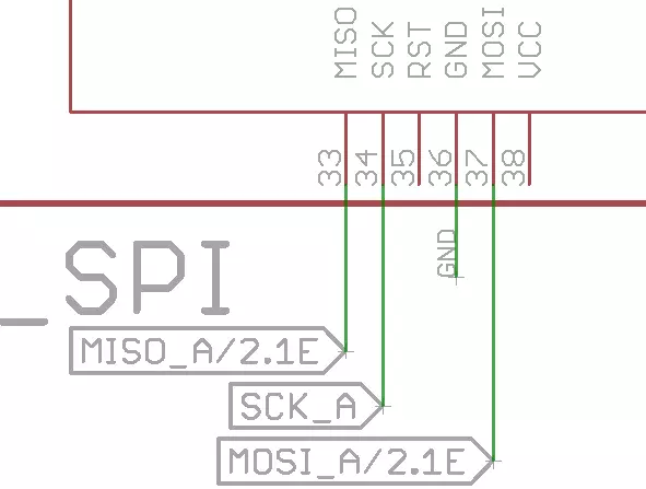 例: XREF ラベルの付いた信号 (シート 1)