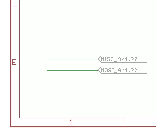 例: XREF ラベルの付いた信号 (シート 2)