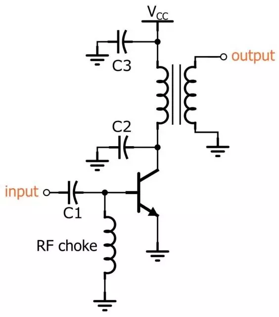 Self-biasing Class C gücləndiricisinin layihələndirilməsi 4004_1