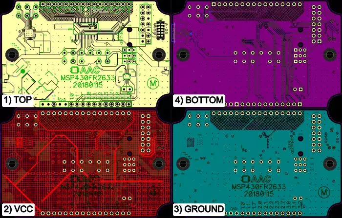 Rafrýmd stjórnborðs PCB hönnunarsjónarmið fyrir MSP430FR2633 örstýringu TI 4013_1