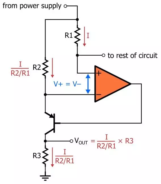 Nigute Ukurikirana Ibiriho hamwe na Op-Amp, BJT, na Resistors eshatu 4016_3