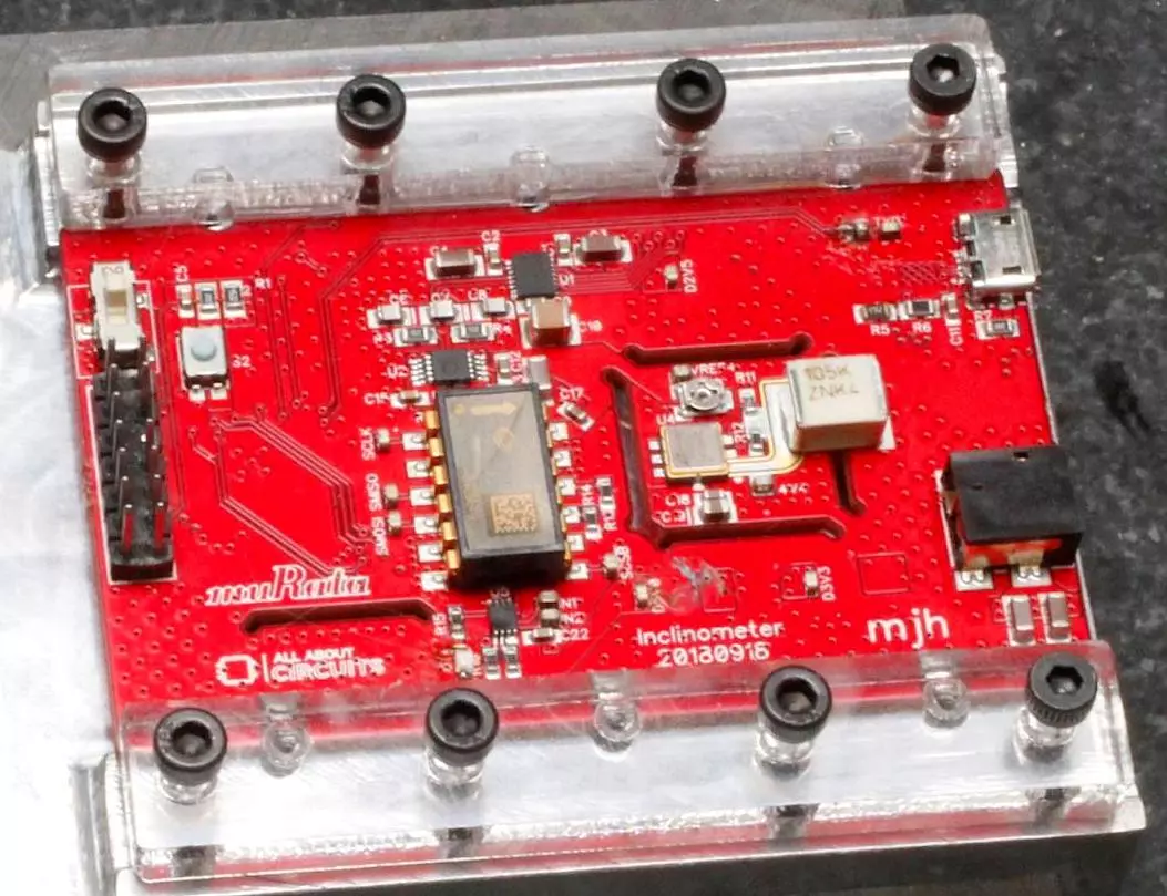 Hoe om 'n skema in 'n PCB-uitleg te verander: PCB-ontwerp vir 'n pasgemaakte hellingsmeter 4153_1