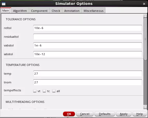 Eto ibẹrẹ ti awọn aṣayan simulator