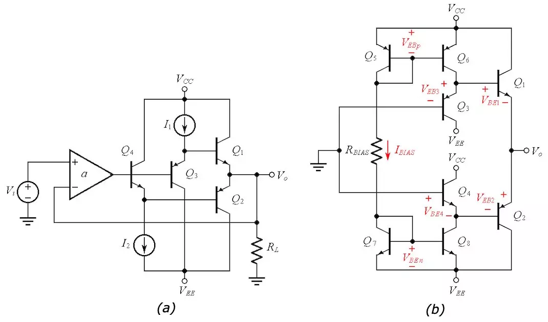 Buffer schematic ដើម្បីបង្កើនទិន្នផលរបស់ op-amp