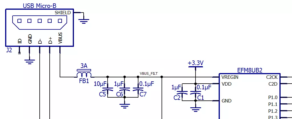 Sêwirana PCB ya Xweser bi Mîkrokontrolkerek EFM8 8398_3