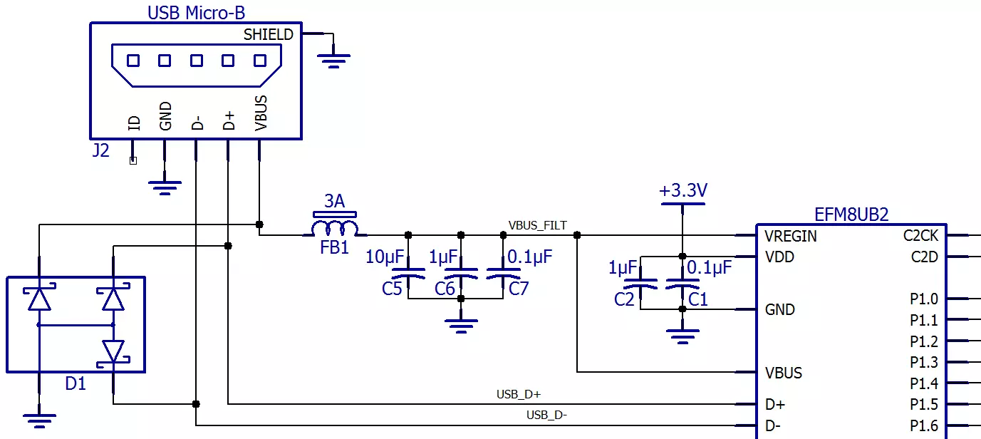 Sêwirana PCB ya Xweser bi Mîkrokontrolkerek EFM8 8398_8