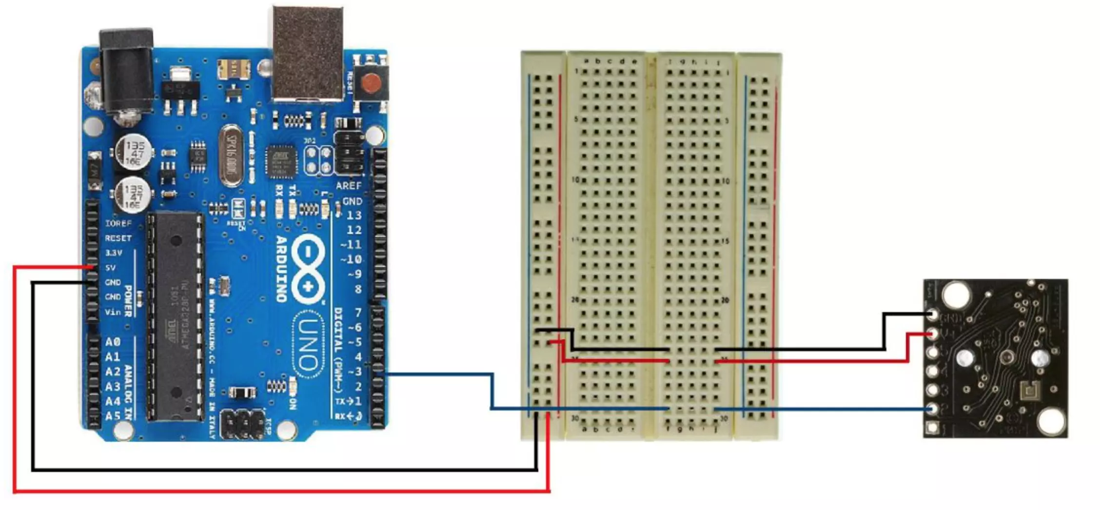 Mooss Distanz mat engem Sonar Sensor op engem Arduino 8413_3