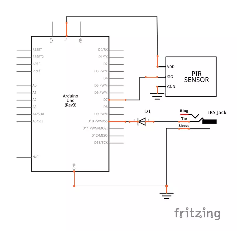 Santa Cam! Arduino PIR Sistemụ Igwefoto Na-arụ ọrụ 8704_4