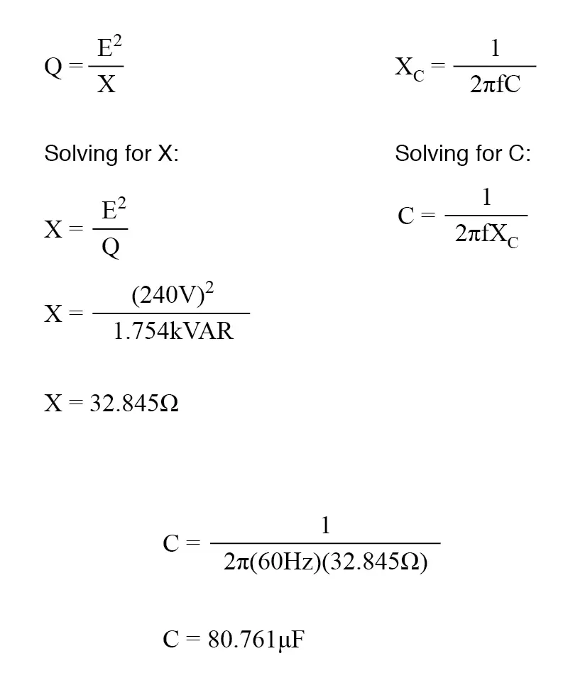 chaiyo simba chinhu chine capacitor equation