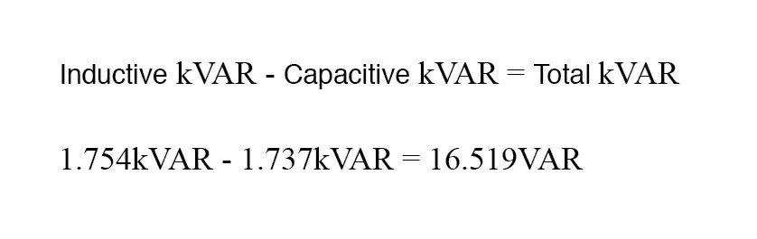 capacitor adweithiol-pŵer tynnu o bŵer adweithiol llwyth