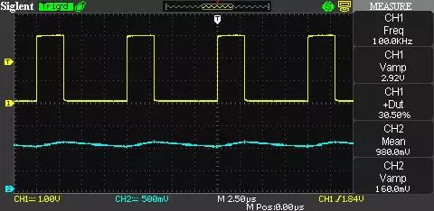 SAM4S Xplained Pro کے ساتھ PWM ڈیجیٹل سے ینالاگ تبدیلی 9859_6